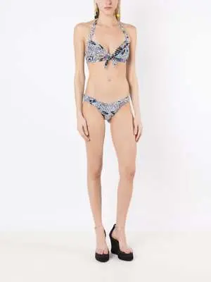 AMIR SLAMA Graphic-print Bikini Set