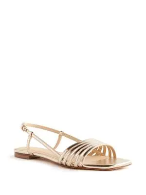 REFORMATION Millie Lattice Flat Sandals