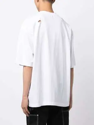 We11Done Logo-print Cotton T-shirt