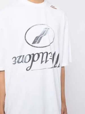 We11Done Logo-print Cotton T-shirt