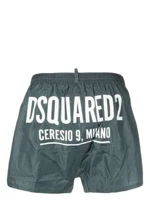 Dsquared2 Logo Print Swim Shorts