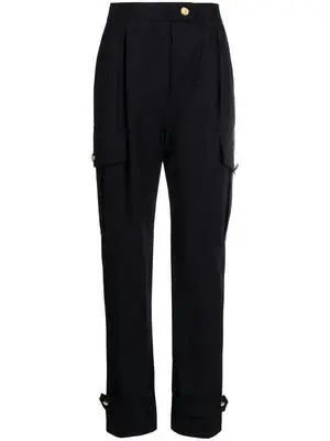 Alexander McQueen Tapered Cargo Trousers - Blue