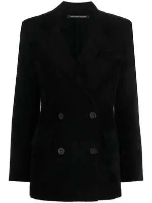 ANTONINO VALENTI Notched-lapel Double-breasted Blazer