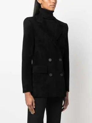 ANTONINO VALENTI Notched-lapel Double-breasted Blazer