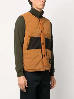 Stone Island Compass-patch Quilted Gilet