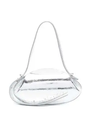 Yuzefi Cracked-leather Shoulder Bag
