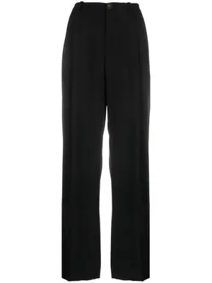 Vince Inverted-pleat Wide-leg Trousers