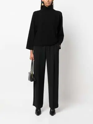 Vince Inverted-pleat Wide-leg Trousers