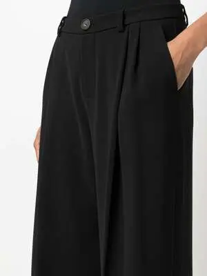Vince Inverted-pleat Wide-leg Trousers