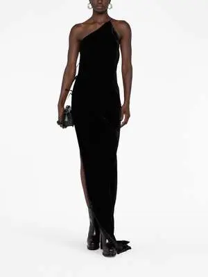 Rick Owens Taco Silk-blend Dress - Black