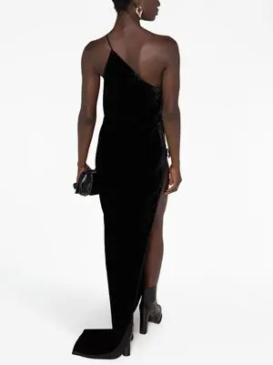 Rick Owens Taco Silk-blend Dress - Black
