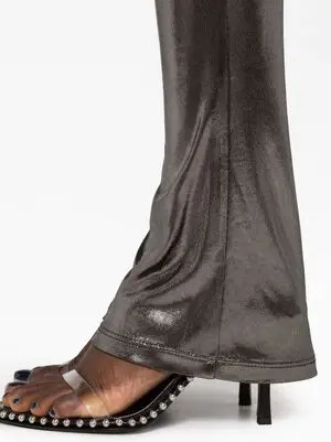 Blumarine Laminated-finish Trousers