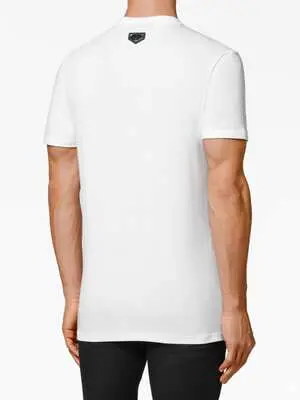 Philipp Plein Crystal-embellished Skull Cotton T-shirt