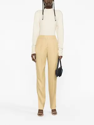 Jacquemus Le Pantalon Tibau Trousers - Neutrals