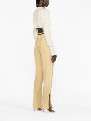 Jacquemus Le Pantalon Tibau Trousers - Neutrals