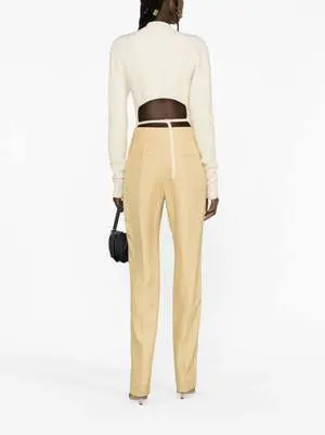 Jacquemus Le Pantalon Tibau Trousers - Neutrals