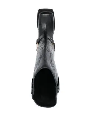 Acne Studios 30mm Knee-high Leather Boots - Black