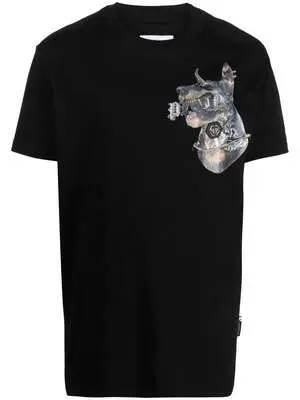 Philipp Plein Graphic-print Cotton T-shirt