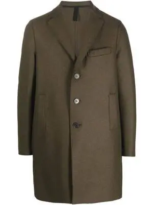 Harris Wharf London Single Breasted Coats For Men