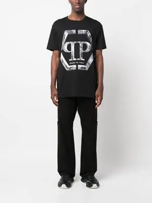 Philipp Plein Ss Pp Glass Cotton T-shirt