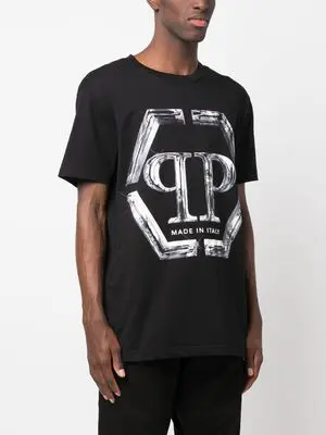 Philipp Plein Ss Pp Glass Cotton T-shirt