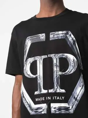 Philipp Plein Ss Pp Glass Cotton T-shirt