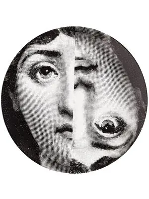 FORNASETTI Tema E Variazioni N.57 Wall Plate - White