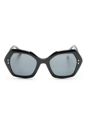 Isabel Marant Geometric Sunglasses - Black