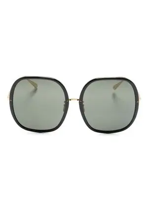 Linda Farrow Oversized Acetate Sunglasses