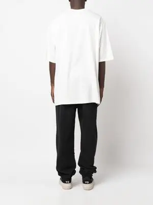 Y3 Logo-patch Cotton T-shirt