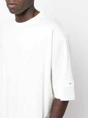 Y3 Logo-patch Cotton T-shirt