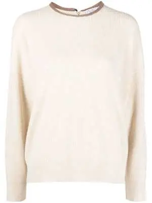 Brunello Cucinelli Monili Bead-embellished Jumper