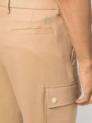 Etro Cargo-pockets Tapered Trousers - Brown