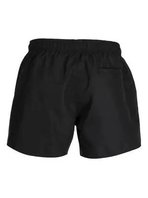 Hugo Logo-plaque Drawstring Shorts - Black