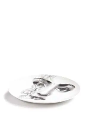 FORNASETTI Tema E Variazioni Face-print Porcelain Wall Plate