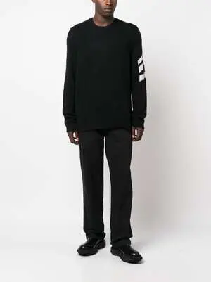Zadig&Voltaire Stripe-detail Cashmere Jumper - Black