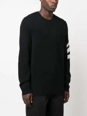 Zadig&Voltaire Stripe-detail Cashmere Jumper - Black