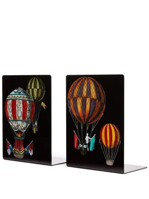 FORNASETTI Palloni Metal Bookends - Black