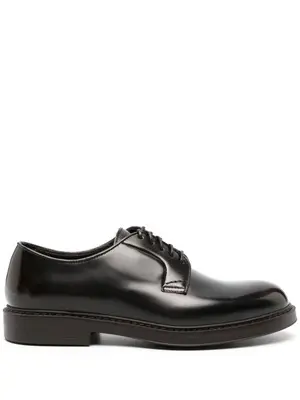 DOUCAL'S Leather Derby Shoes - Brown