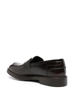 DOUCAL'S High-shine Leather Loafers