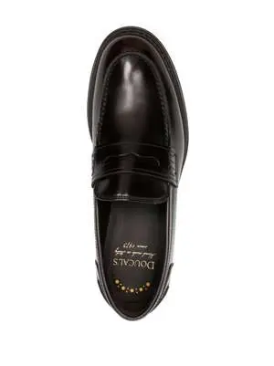 DOUCAL'S High-shine Leather Loafers