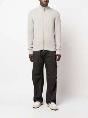 Moncler Logo-patch Cotton Cargo Trousers