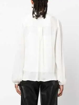 TWINSET Layered Feather-trim Blouse