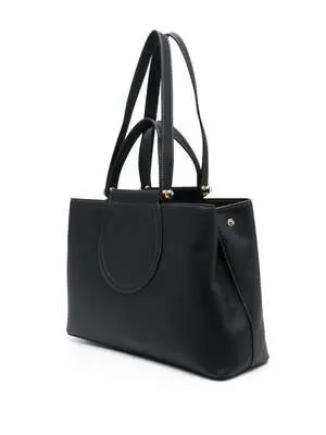 Moschino Logo Plaque Tote Bag