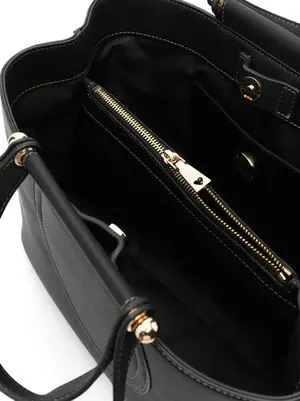 Moschino Logo Plaque Tote Bag