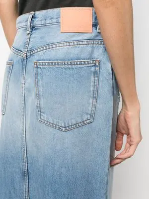 Acne Studios High-waisted Denim Maxi Skirt