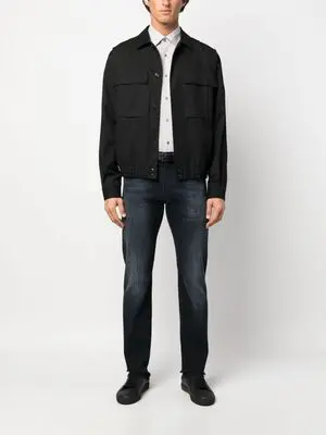 BOSS Logo-patch Cotton Jeans