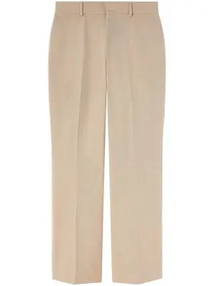 Palm Angels Retro Flare Trousers - Neutrals