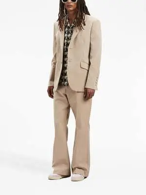 Palm Angels Retro Flare Trousers - Neutrals