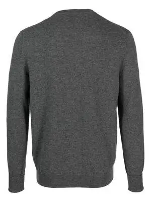BALLANTYNE V-neck Cashmere Jumper - Grey